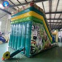 China Inflatable PVC Bouncer Slide Castle 4x7x4m for Outdoor Advertising Games with 3 Year Warranty for sale