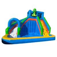 China Inflatable Water Slide for Kids 5x4x3.5M PVC Tarpaulin Blow Up Slide for Backyard Outdoor Fun for sale