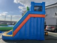 China Inflatable Water Slide for Kids 5x4x3.5M PVC Tarpaulin Blow Up Slide for Backyard Outdoor Fun for sale