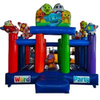 China Inflatable Bouncer Slide Combo 4x3.5m PVC Tarpaulin Kids Party Jumping Castle for sale
