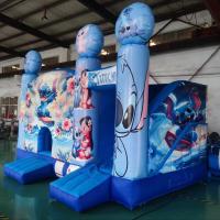 China Cartoon Inflatable Bouncy Castle Slide Combo for Kids 14 Years Up with Blower 0.55mm PVC for sale