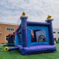 China Custom Inflatable Unicorn Bounce House with Slide 10ft for Kids Party Rental and Outdoor Play for sale