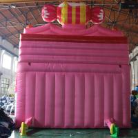 China Inflatable Dry Slide 8x5.5x6m Colorful PVC Bounce Slide for Commercial Use for sale