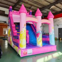 China Custom Cartoon Princess Inflatable Slide 6.2x3.5x5.6m for Outdoor Events and Amusement Park for sale