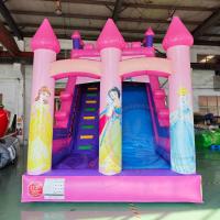 China Custom Cartoon Princess Inflatable Slide 6.2x3.5x5.6m for Outdoor Events and Amusement Park for sale