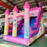 China Custom Cartoon Princess Inflatable Slide 6.2x3.5x5.6m for Outdoor Events and Amusement Park for sale