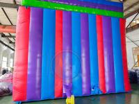 China Inflatable Land Slide Double Slide Combo Durable PVC 8x6x6m with Climbing Zone for Outdoor Fun for sale