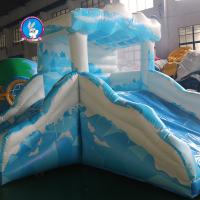 China Inflatable Small Trampolin Small Bouncer for Little Kids Custom Slide for sale