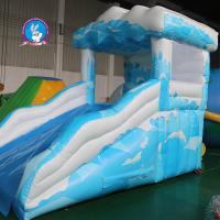 China Inflatable Small Trampolin Small Bouncer for Little Kids Custom Slide for sale