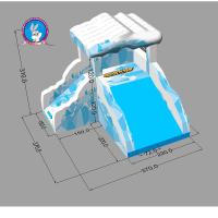 China Inflatable Small Trampolin Small Bouncer for Little Kids Custom Slide for sale