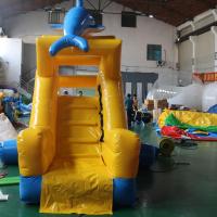 China Inflatable Water Slide 6.5x1.8x3.5m PVC Kids Family Bounce Slide for sale