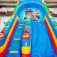 China Custom Inflatable Giant Slide 6.2m Cartoon Playground for Kids Outdoor Commercial Events for sale