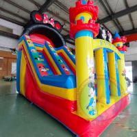 China Custom Thick PVC Inflatable Slide Castle 10x5x9m for Commercial Rental Business for sale