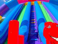China Giant Inflatable Double Lane Water Slide 9m Height Commercial Grade PVC Dual Lane Slide for Outdoor Events Party Rental for sale