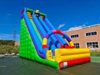 China Giant Inflatable Double Lane Water Slide 9m Height Commercial Grade PVC Dual Lane Slide for Outdoor Events Party Rental for sale