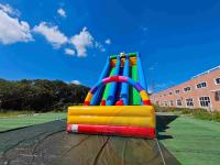 China Giant Inflatable Slide 8m Long Commercial Dry Land Slide for Outdoor Event Amusement Park for sale