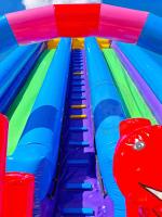 China Giant Inflatable Slide 8m Long Commercial Dry Land Slide for Outdoor Event Amusement Park for sale