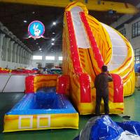 China Commercial Inflatable Water Slide 10x6.5x7m Customizable PVC Water Park for Sale for sale
