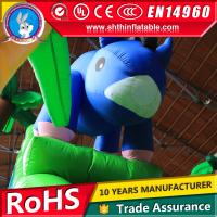 China Custom Inflatable Cartoon Slide 8x6x5.4m with 0.55mm PVC Tarpaulin for Commercial Use for sale