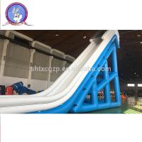 China Custom Size Inflatable Yacht Slide 13x10x10m Durable PVC Water Slide for Boat Use for sale