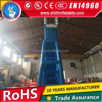 China Custom Size Inflatable Yacht Slide 13x10x10m Durable PVC Water Slide for Boat Use for sale