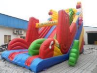 China Customized PVC Inflatable Water Slide for Kids and Adults 3x3m with CE Blower for sale