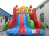 China Customized PVC Inflatable Water Slide for Kids and Adults 3x3m with CE Blower for sale