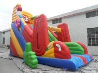 China Customized PVC Inflatable Water Slide for Kids and Adults 3x3m with CE Blower for sale