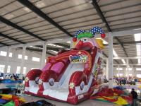 China Commercial Inflatable Large Land Slide Bouncy House Jumping Castle for Kids and Adults 5-10 Capacity for sale