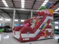 China Commercial Inflatable Large Land Slide Bouncy House Jumping Castle for Kids and Adults 5-10 Capacity for sale
