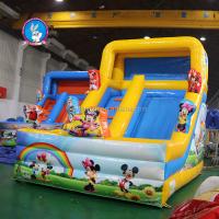 China Outdoor Inflatable Bounce House with Slide PVC Tarpaulin for Kids Ages 2-14 Customizable for sale