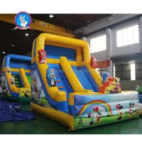 China Outdoor Inflatable Bounce House with Slide PVC Tarpaulin for Kids Ages 2-14 Customizable for sale
