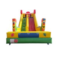 China Custom PVC Inflatable Slide Bouncy Castle with Pool 9.5x4x6m for Party Rental for sale