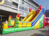 China Custom PVC Inflatable Slide Bouncy Castle with Pool 9.5x4x6m for Party Rental for sale