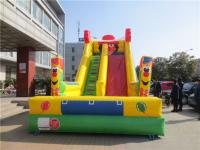 China Custom PVC Inflatable Slide Bouncy Castle with Pool 9.5x4x6m for Party Rental for sale