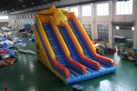 China Inflatable Water Slide Big Yellow Duck Theme PVC Kids Playground Indoor Outdoor 10-15 Kids Capacity for sale