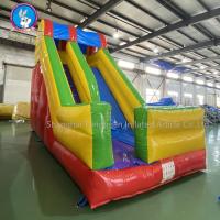 China Customized PVC Inflatable Dry Slide 6x3x4.5m Blow up Slide for Indoor Outdoor for sale