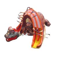 China Commercial Inflatable Dinosaur Slide 11.7x8.8x6.5m Custom PVC Bounce for Amusement Park for sale