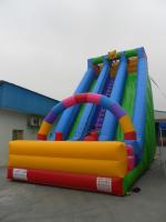 China Custom Outdoor Rainbow Inflatable Water Slide for Party Rentals 5-10 Kids for sale