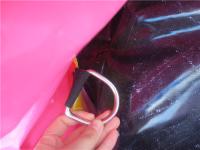 China Custom Pink Inflatable Bouncer Slide Bounce House 9.5x4.5x6.5m for Party Rentals Commercial Use for sale