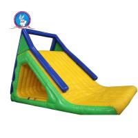 China Inflatable Long Water Slide 0.9mm PVC Tarpaulin Floating Park Slide for Sale Custom Size for sale