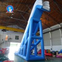 China Inflatable Floating Water Slide for Boat 10m x 9m x 7m Durable Tarpaulin for sale
