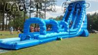 China 16-25ft Inflatable Water Slide Pool for Kids Backyard Party Rentals Large Castle Bounce House for sale