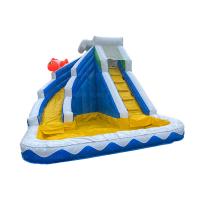 China Custom Inflatable Water Park Slide Colorful Bouncer for Kids 3 Year Warranty for sale