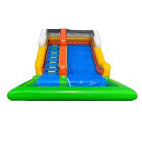 China Custom Inflatable Water Park Slide Colorful Bouncer for Kids 3 Year Warranty for sale