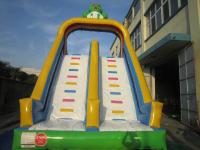 China Wholesale Durable PVC Inflatable Water Slide 10x5x5.5m with Swimming Pool Double Slide Bouncer for Kids for sale