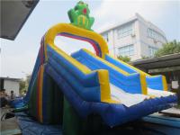 China Wholesale Durable PVC Inflatable Water Slide 10x5x5.5m with Swimming Pool Double Slide Bouncer for Kids for sale