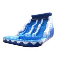 China Commercial Inflatable Water Slide with Splash Pool for Kids and Adults 3 Year Warranty for sale