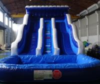 China Commercial Inflatable Water Slide with Splash Pool for Kids and Adults 3 Year Warranty for sale