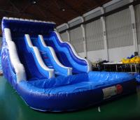 China Commercial Inflatable Water Slide with Splash Pool for Kids and Adults 3 Year Warranty for sale
